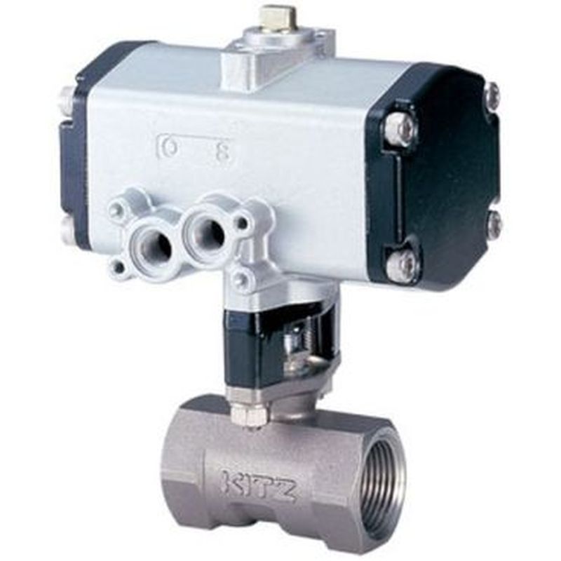 バルブを豊富に在庫｜キッツ C-UTGE SCS14小型空圧ボール弁【レデューストボア･グランド構造･複作動】: バルブ｜イシグロ ...