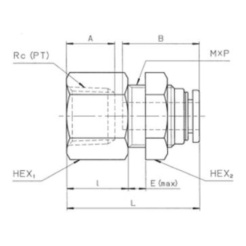 バルブを豊富に在庫｜ZE 隔壁メスユニオン Z-JOINT: 継手・フランジ｜イシグロ webstation