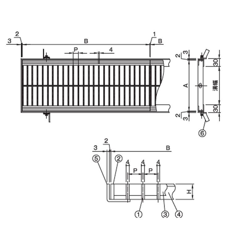 バルブを豊富に在庫｜DFG-R 側溝用グレーチング ローレット型: マンホール蓋・桝・点検口・ルーフドレン｜イシグロ webstation