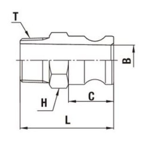 バルブを豊富に在庫｜LF-TPM レバーロックカプラ 低圧用 めねじ取付用プラグ 樹脂: 継手・フランジ｜イシグロ webstation
