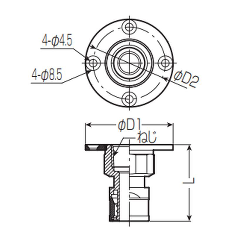 バルブを豊富に在庫｜WZM 座付アダプター: 継手・フランジ｜イシグロ webstation