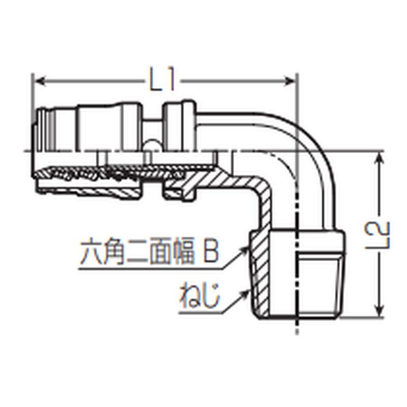バルブを豊富に在庫｜SL 座なしエルボアダプターおねじ: 継手・フランジ｜イシグロ webstation