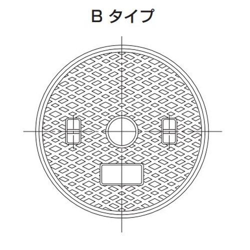 バルブを豊富に在庫｜伊藤鉄工 R25K 簡易防水型丸桝ハンドホール鉄ふた【弱電】Bタイプ: マンホール蓋・桝・点検口・ルーフドレン｜イシグロ ...