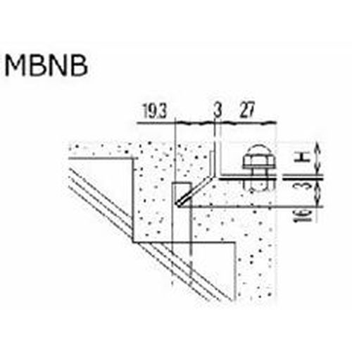 バルブを豊富に在庫｜長谷川 MBNB ステンレスグレーチング用受枠（m）: マンホール蓋・桝・点検口・ルーフドレン｜イシグロ webstation