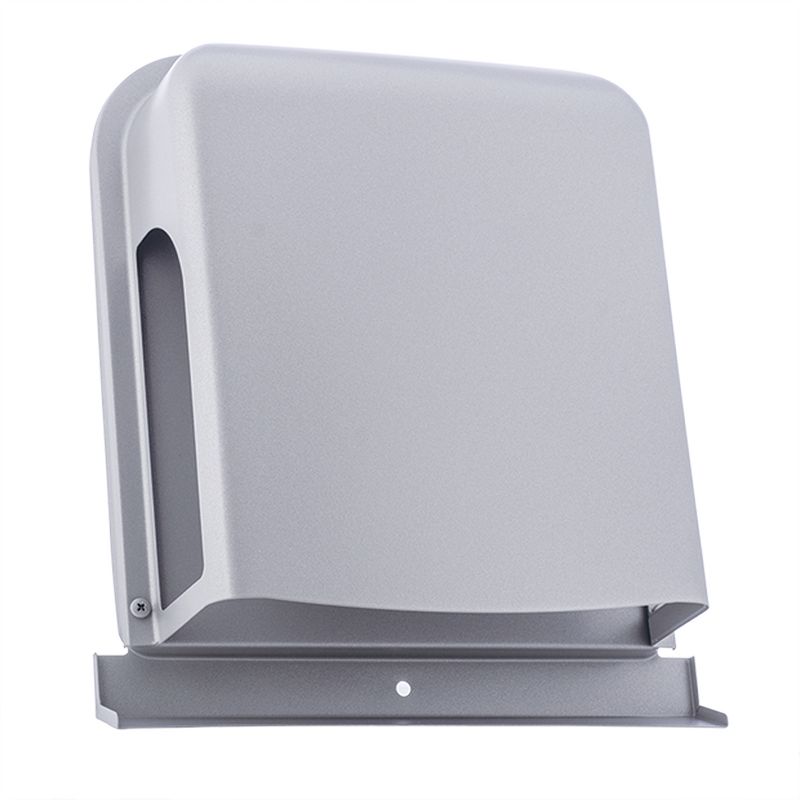 バルブを豊富に在庫｜GXUK-SN 外壁用ステンレス製換気口 深型フード ワイド水切り付 薄型内ガラリ 左右下部開放 金網10M (塗装品 ...