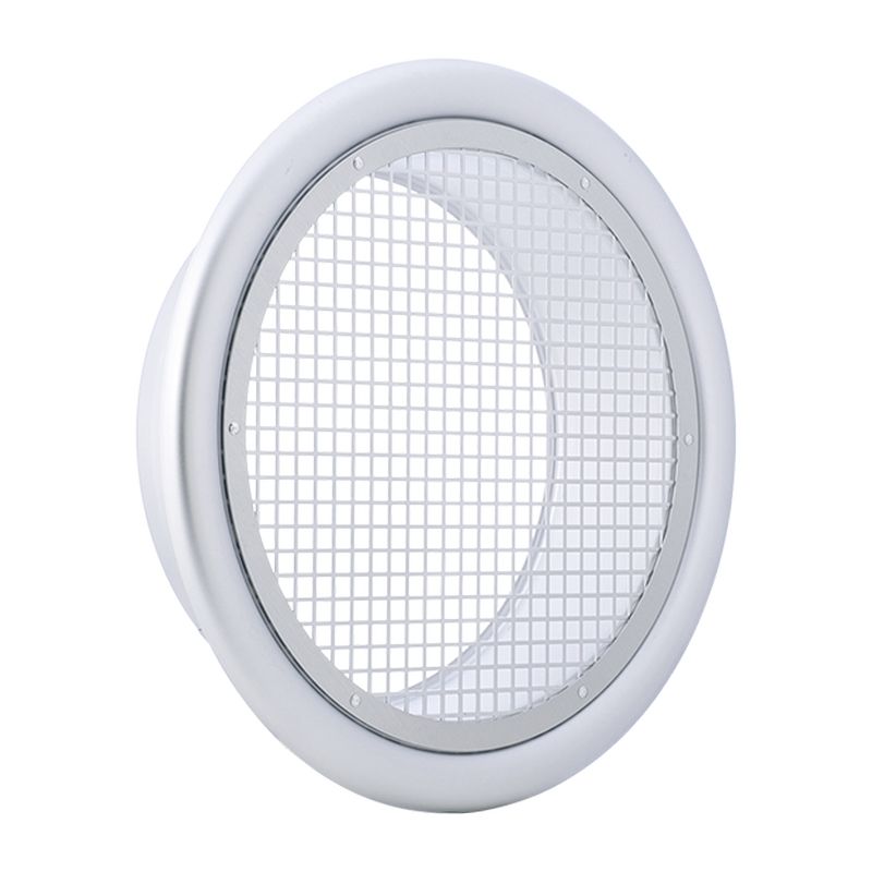 バルブを豊富に在庫｜SE-N 外壁用アルミニウム製換気口 フラットグリル 角パンチング型 8 ×PITCH10 金網10M (塗装品 ...