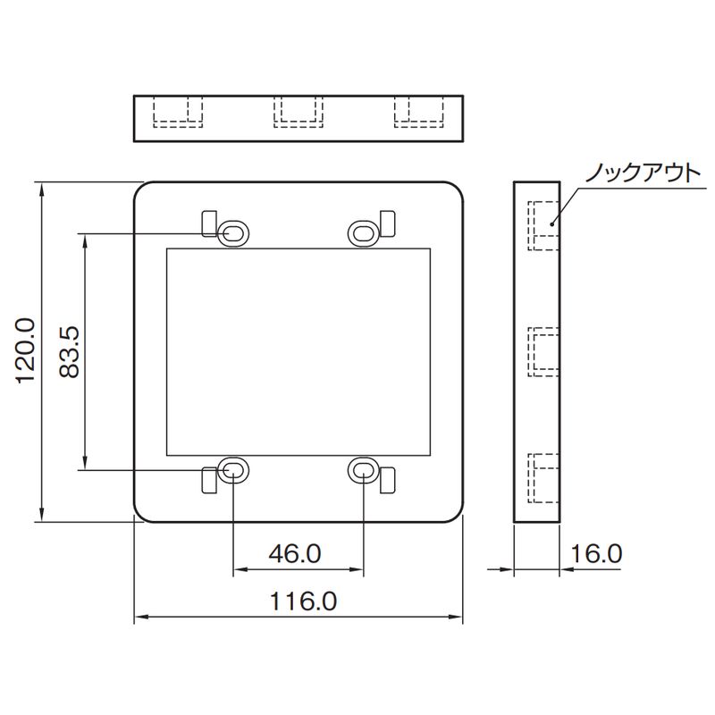 バルブを豊富に在庫｜SFBK コンセント用引出フレーム 2個用 ニュー･エフモール付属品: 電設資材｜イシグロ webstation