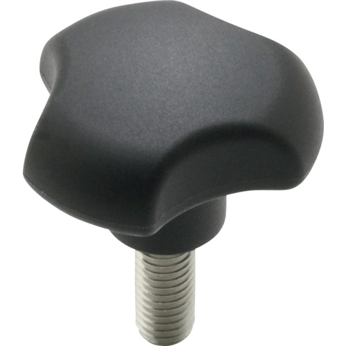 バルブを豊富に在庫｜イマオコーポレーション TRIK60-M12X50 トライアングル ノブ オネジ ブラック: 機械部品｜イシグロ ...