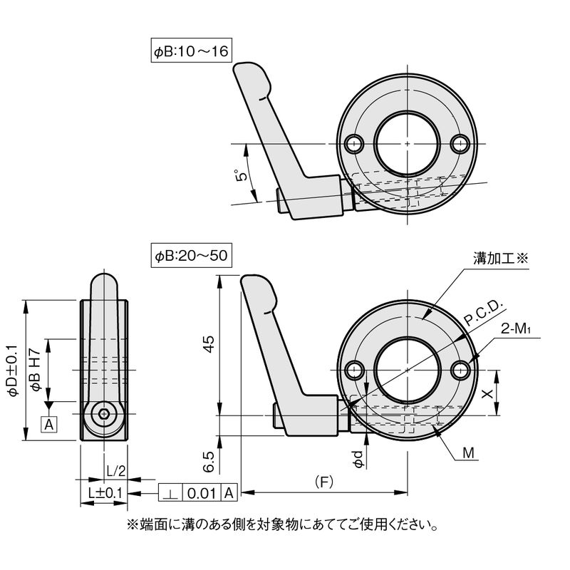 バルブを豊富に在庫｜SCK CN2O クサビカラー 2ネジ レバー付 黒染め: 機械部品｜イシグロ webstation